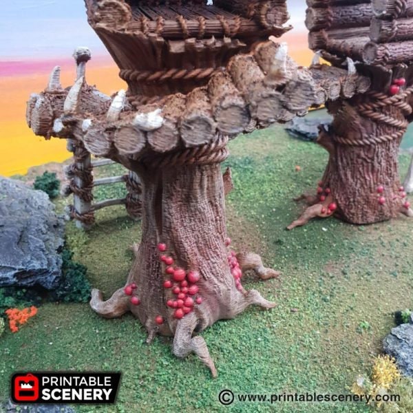 Dwarves Elves and Demons DnD Terrain Tribal Cells for DnD | Etsy