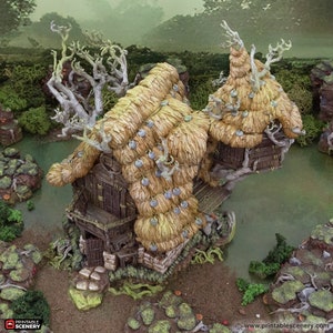 Gloaming Swamp Wizards Hut Dnd Miniature Terrain, Dungeons and Dragons ...