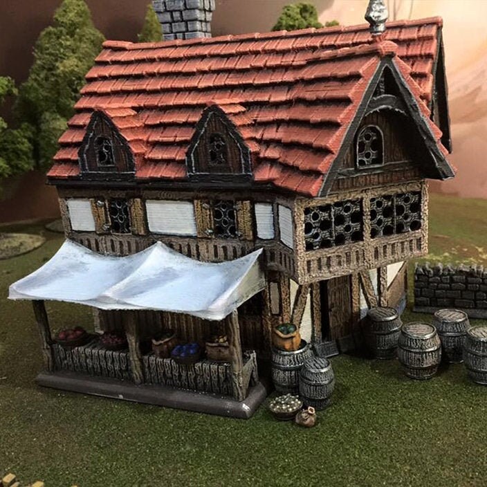 Merchants and Market Dnd Miniature Terrain for Dungeons and - Etsy