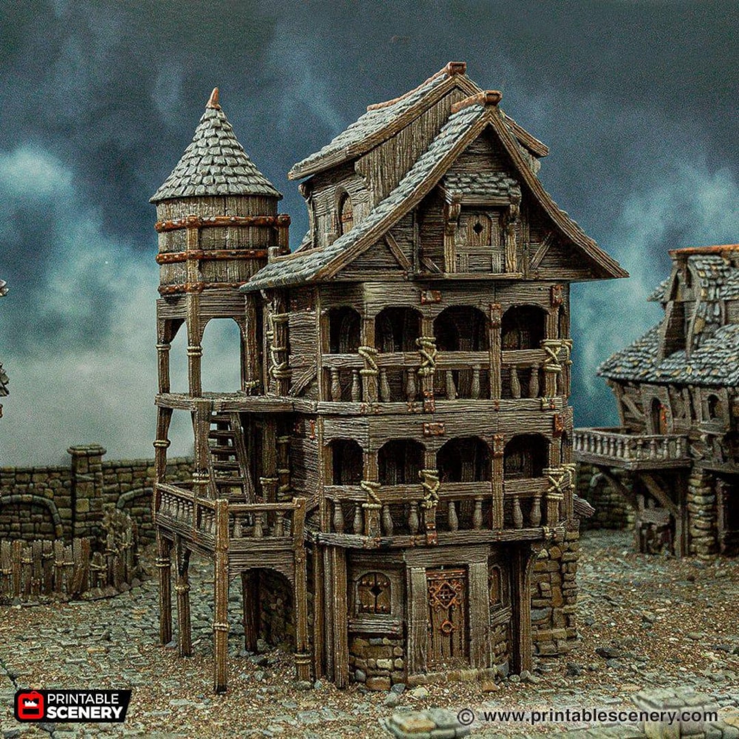 Ramshackle City Tenement Dnd Terrain, Dungeons and Dragons Terrain ...