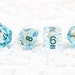 Seashell of Blue Ocean Dice Set for Dungeons and Dragons D&D - Etsy