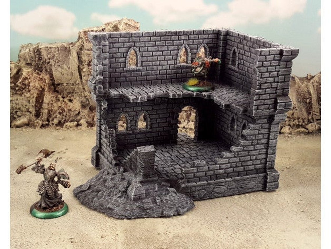 28mm | 32mm Modular Fantasy Ruins 1 Terrain |dnd Terrain | Pathfinder ...