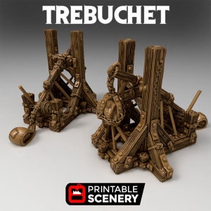 Dwarves, Elves and Demons - Dnd Terrain Trebuchet Weapon | Dnd 28mm ...
