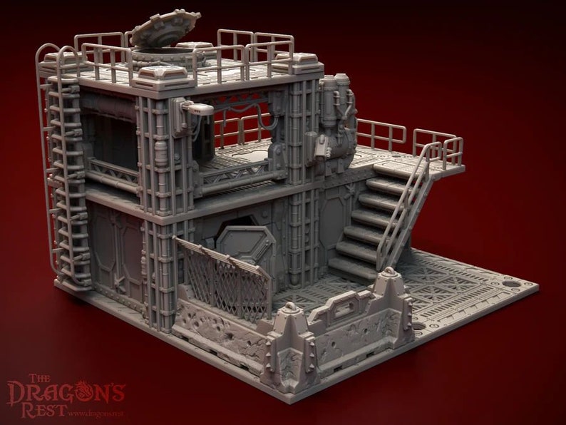 Precinct Umbra Building 40k Terrain for Sci Fi, Star Wars Legion, Kill ...