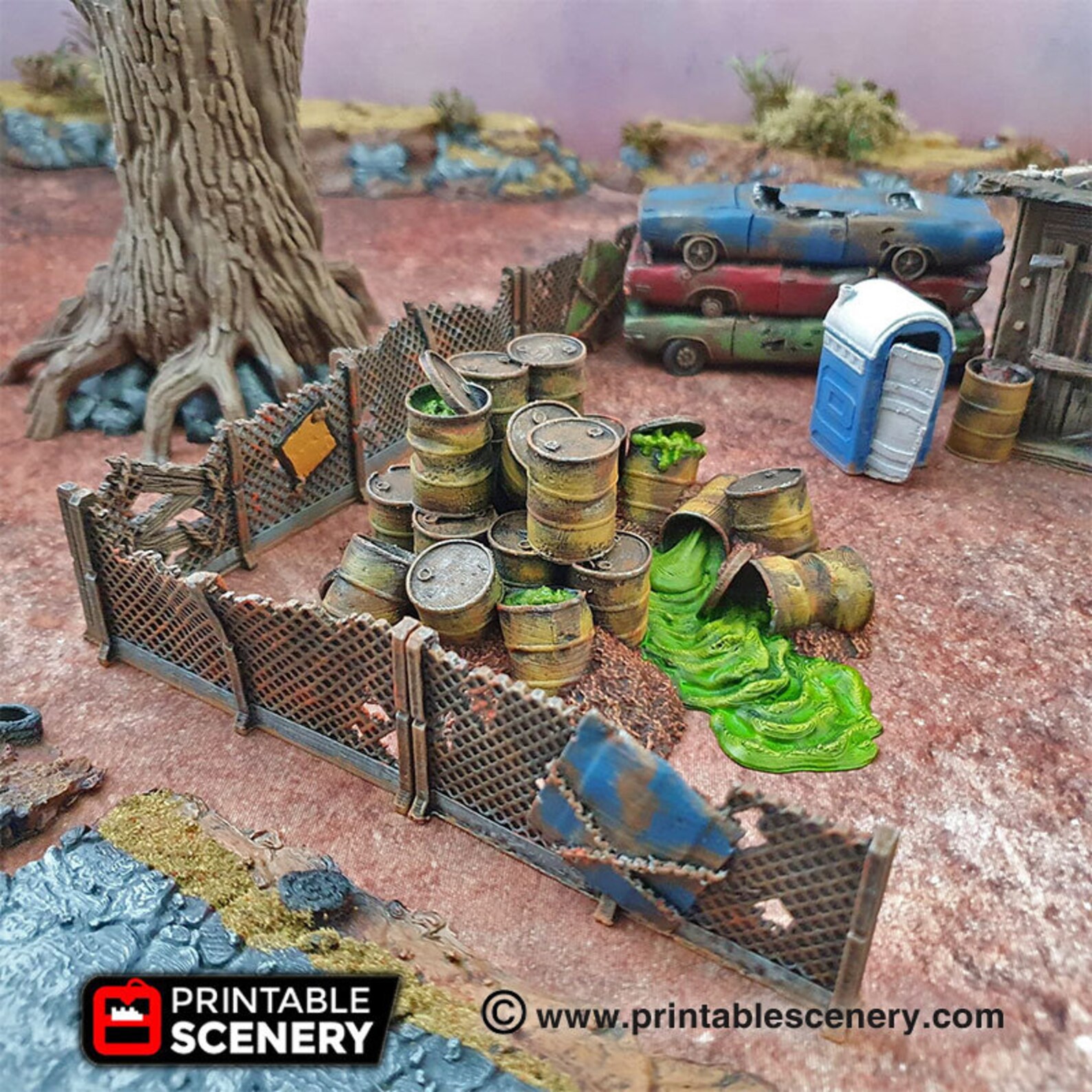 Scrapyard for Wasteworld Terrain Gaslands Dnd D&D Dungeons - Etsy
