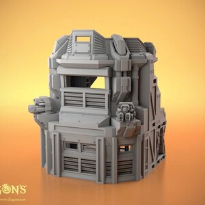 Modular Turret Bunker 40k Terrain for Sci Fi, Dungeons and Dragons, Dnd ...