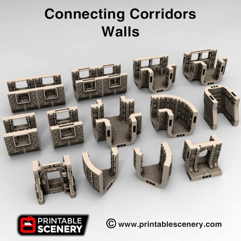 Connecting Corridor for the Sanctuary Moon Base Space Star Wars Legion ...