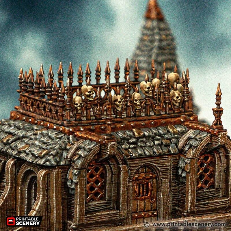 Ramshackle Roof Spikes Dnd Terrain, Dungeons and Dragons Terrain ...