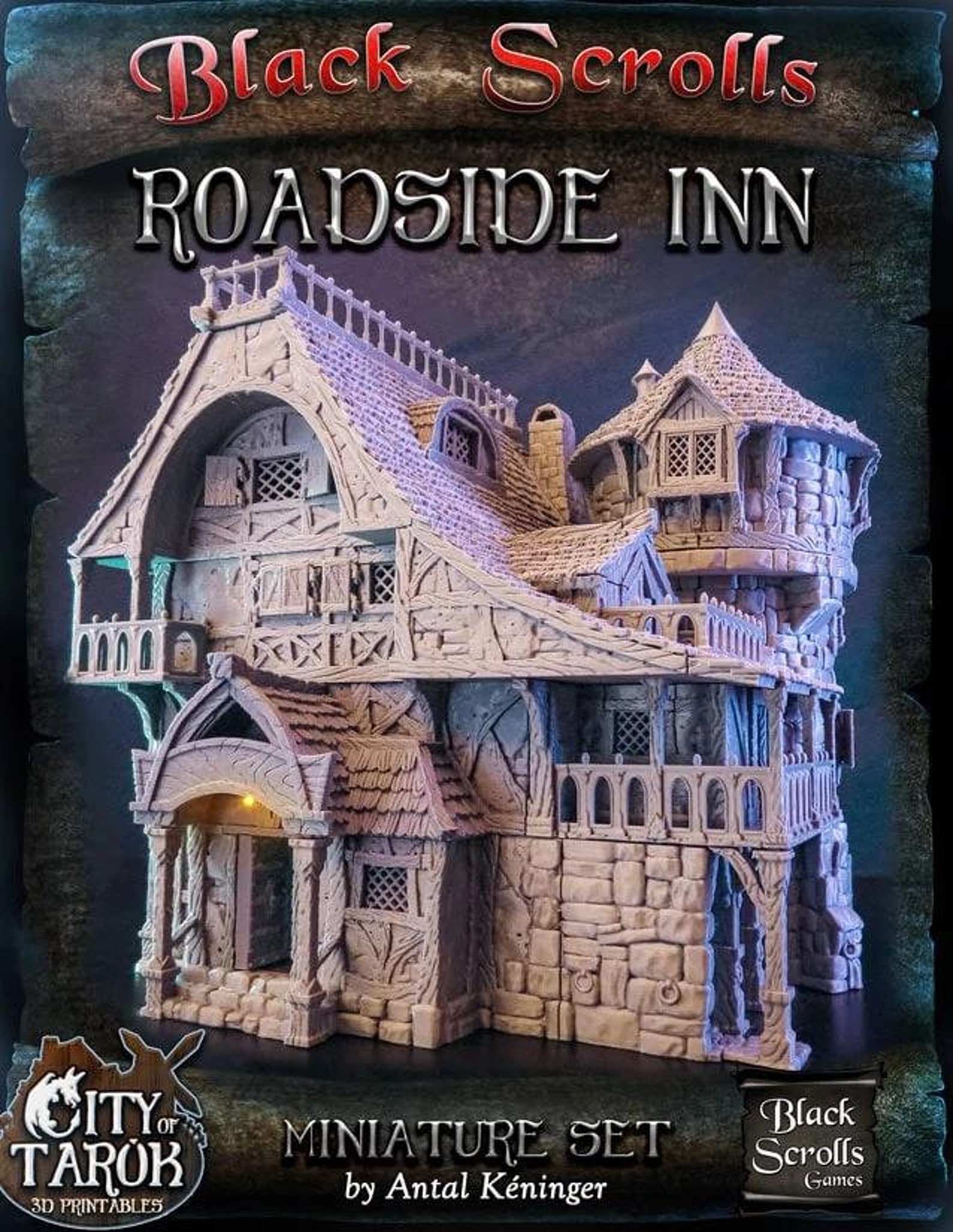 Roadside Inn Dnd Miniature Terrain for Dungeons and Dragons - Etsy