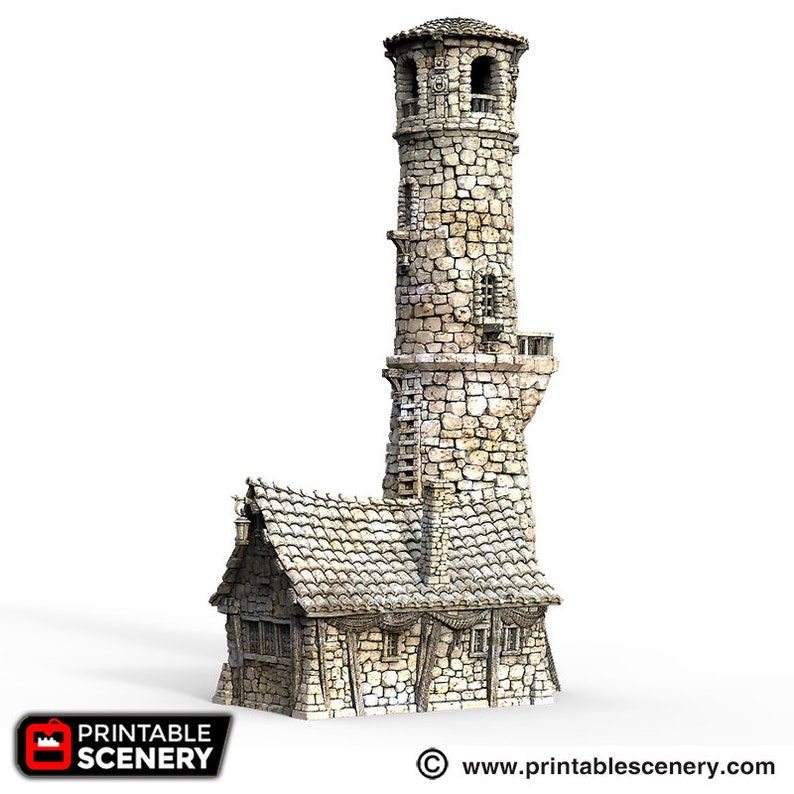 The Lost Island Lighthouse Dnd Miniature Terrain for Dungeons and ...