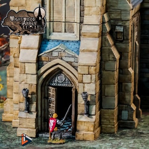 Wightwood Abbey Church Dnd Miniature Terrain | Dungeons and Dragons, D ...