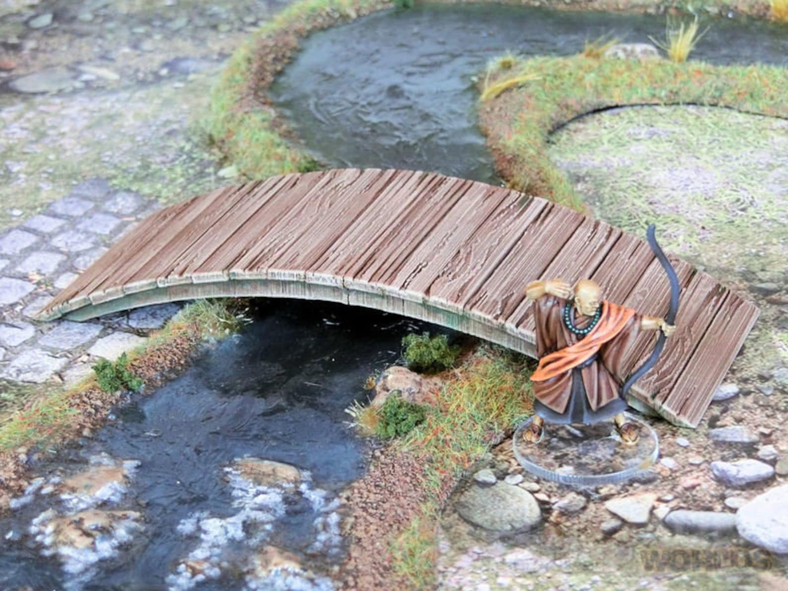 Japan Samurai Bridges Set Dnd Miniature Wargaming Terrain for - Etsy