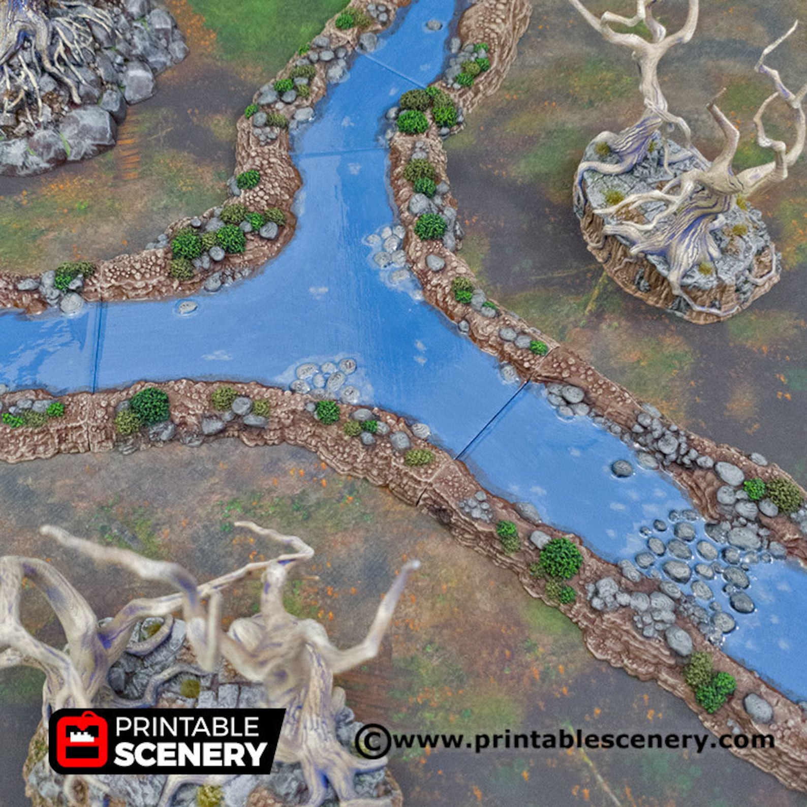Shadowfey Wild Rivers Dnd Miniature Terrain for Dungeons and - Etsy
