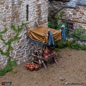 Herbs and Spices Market Stand Dnd Terrain for Dungeons and Dragons ...