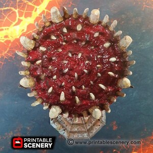 Dnd Terrain Demon the Temple of the Damned | Dnd D&D 28mm Miniature ...