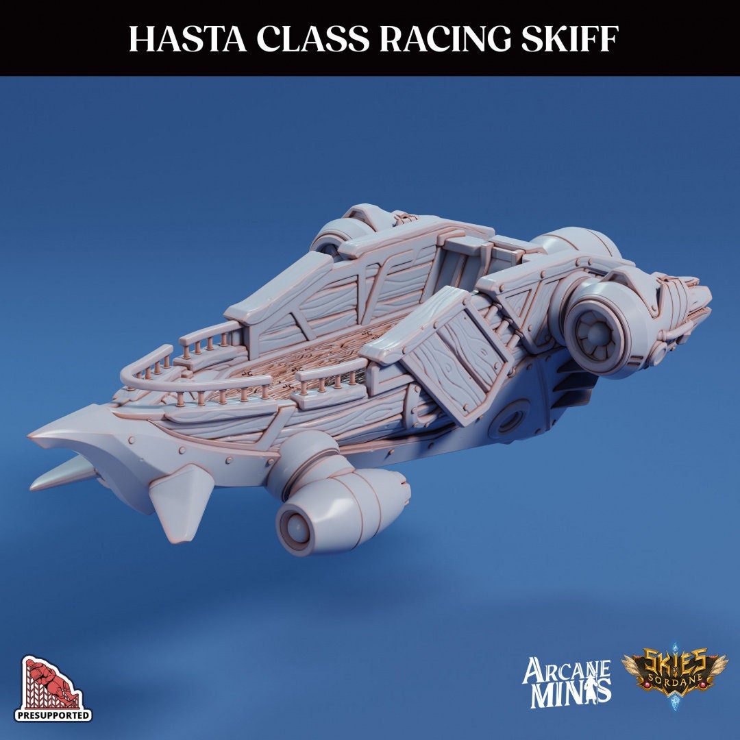 Hasta Class Racing Skiff Ship Dnd Terrain, Dungeons and Dragons, Dnd ...