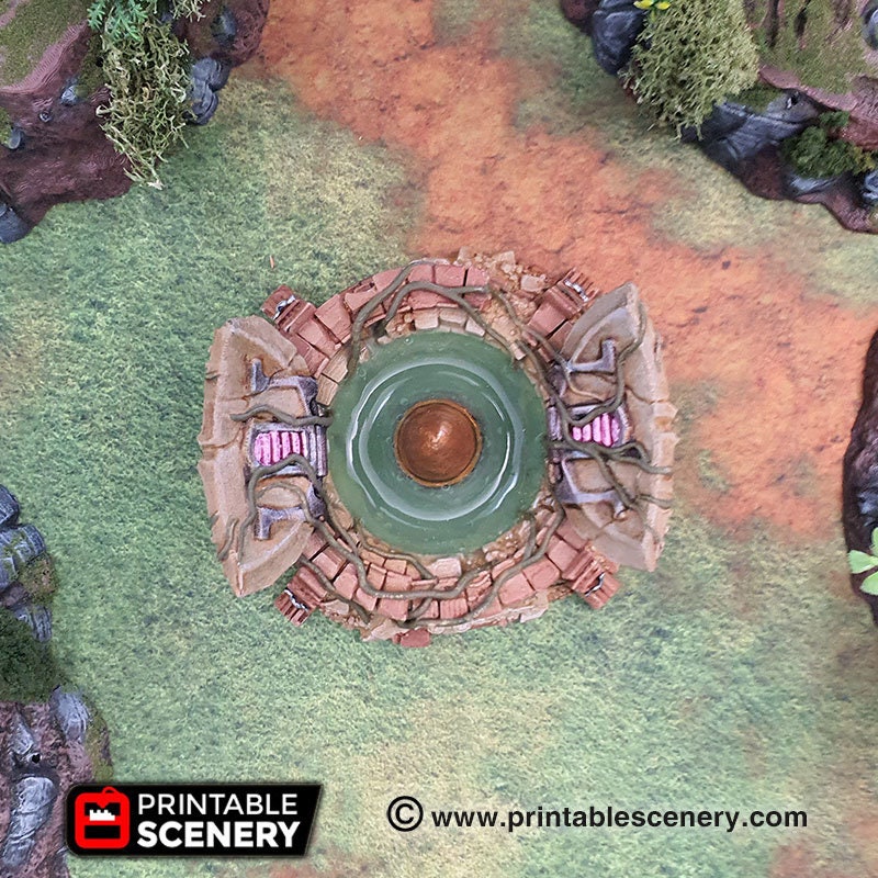 Ancient Missile Silo Dnd Miniature Terrain for Dungeons and - Etsy