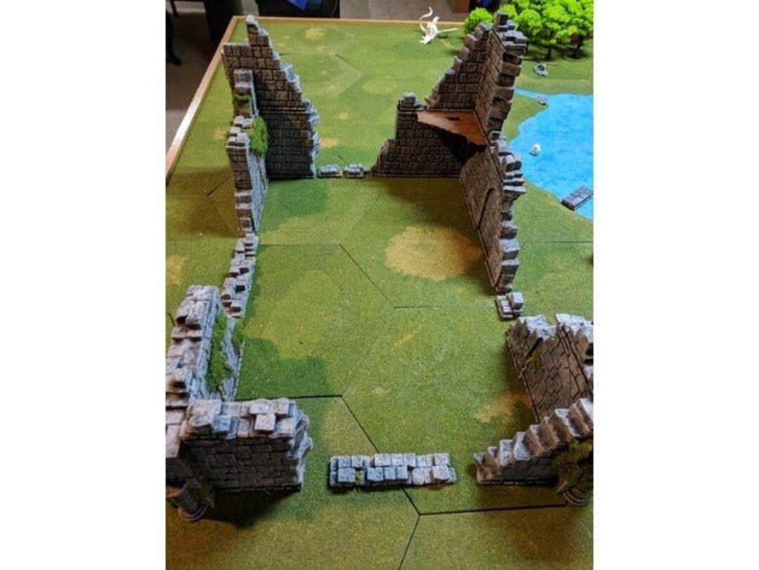 Modular Fantasy Ruins Ver B1 Scatter Terrain | Dnd Terrain | Pathfinder ...