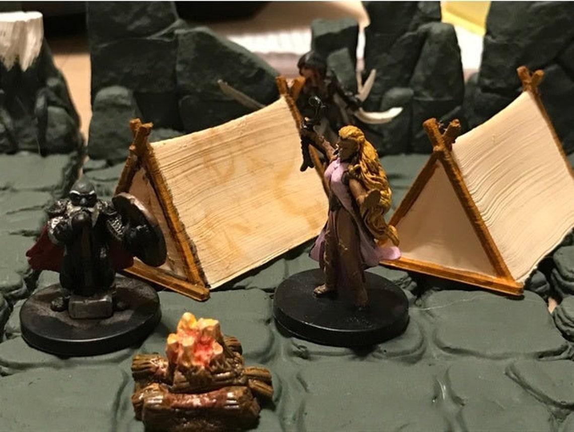 Barbarian Viking Hunter Tent Scatter Terrain | Dnd | Pathfinder ...