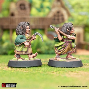 Flora Diggins Halfling Dnd Miniature Terrain Set, Resin Miniature ...