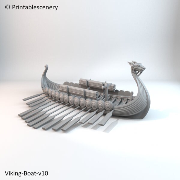 Dnd Terrain Viking Longship Ship Dwarves Elves and Demons - Etsy