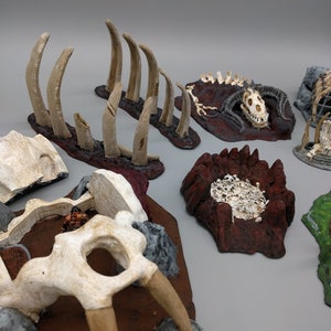 Boneyard Scatter Dnd Miniature Terrain Dungeons and Dragons, D&D ...