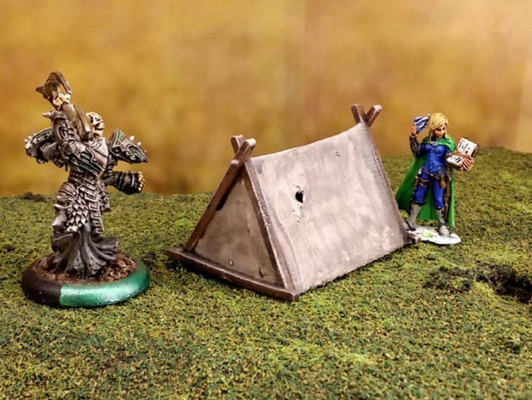 Barbarian Viking Hunter Tent Scatter Terrain | Dnd | Pathfinder ...