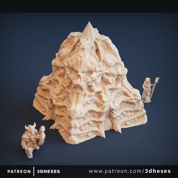 Bone Pile Monolith Dnd Miniature Terrain for Dungeons and - Etsy