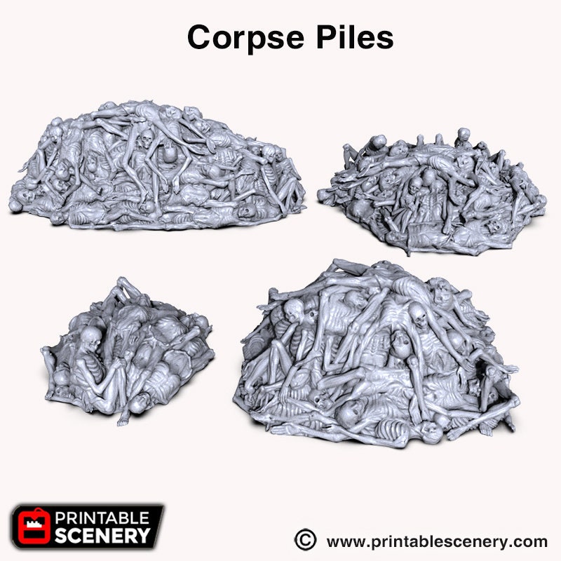 The Corpse Pile Dnd Miniature Terrain for Dungeons and - Etsy UK