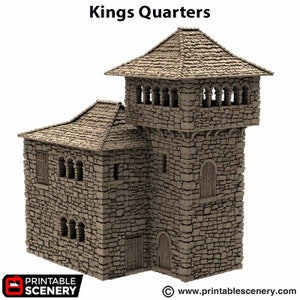 Medieval Kings Quarters Dnd Terrain for Dungeons and Dragons, D&D, D ...