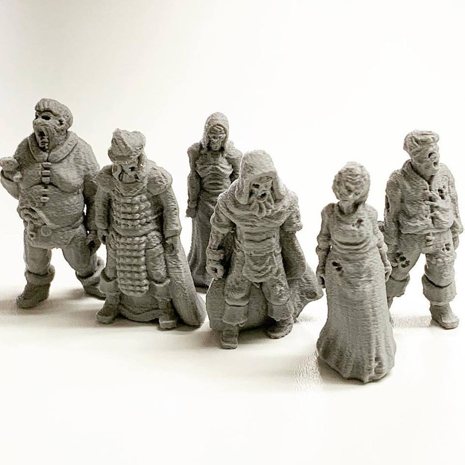 28mm 32mm Medieval Undead Zombie DnD Miniature Pathfinder | Etsy