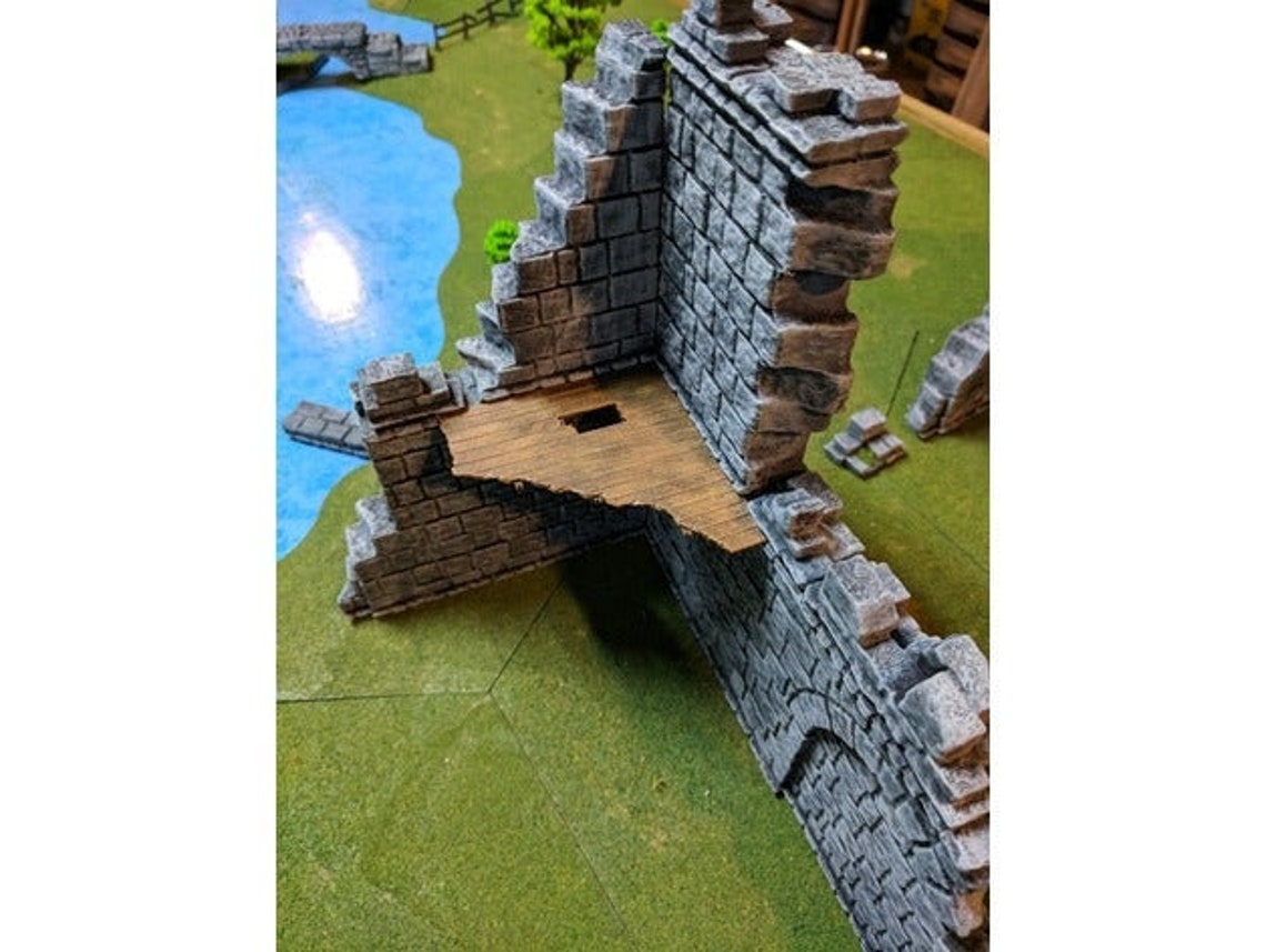 Modular Fantasy Ruins Ver B1 Scatter Terrain Dnd Terrain | Etsy