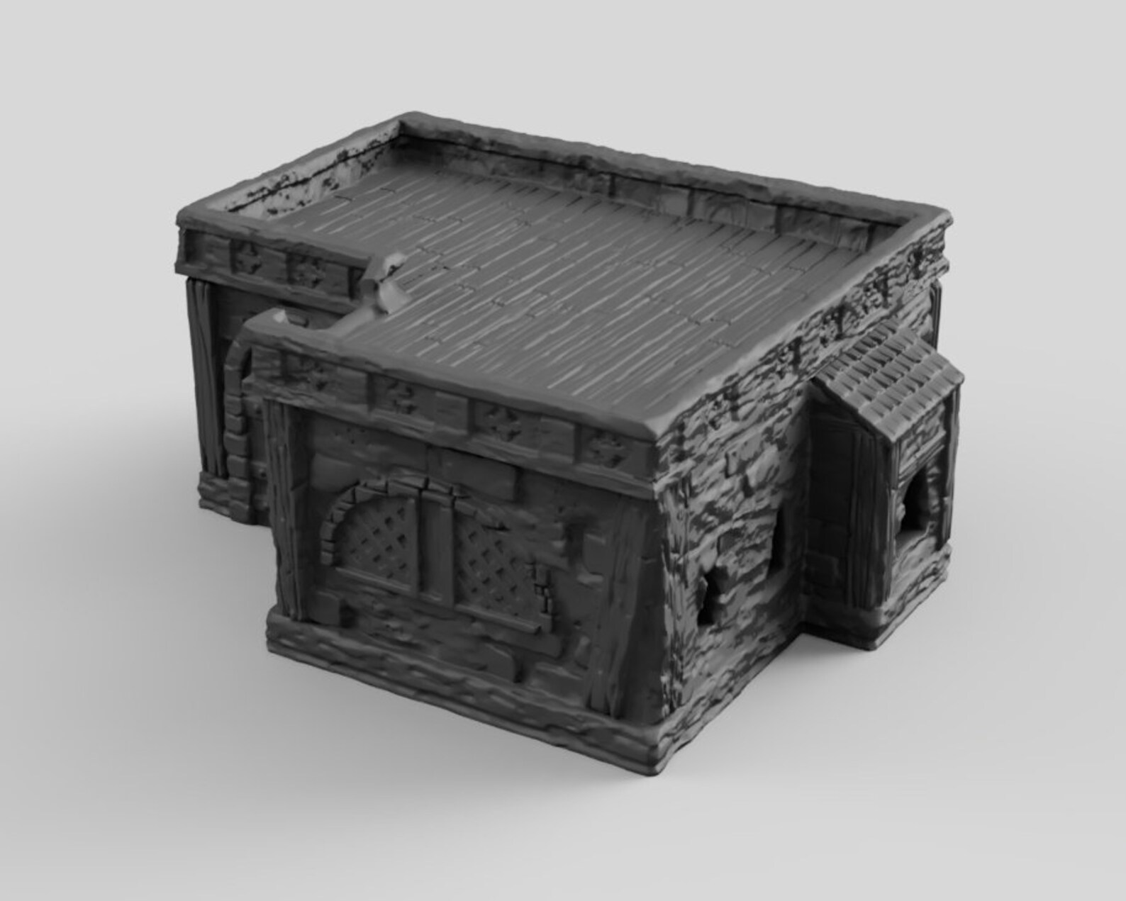 Scorching Sands Brick House Dnd Miniature Terrain for Dungeons and ...