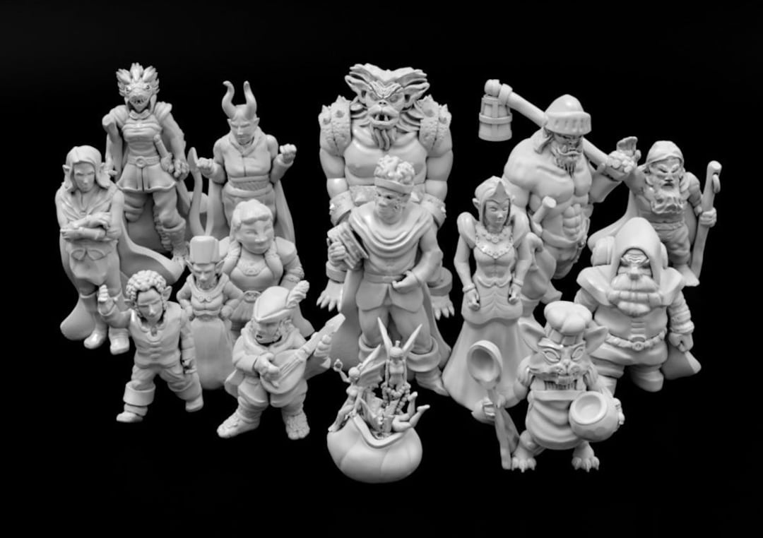 28mm | 32mm Dnd Miniature Monsters Pathfinder Miniature | Prisoner ...