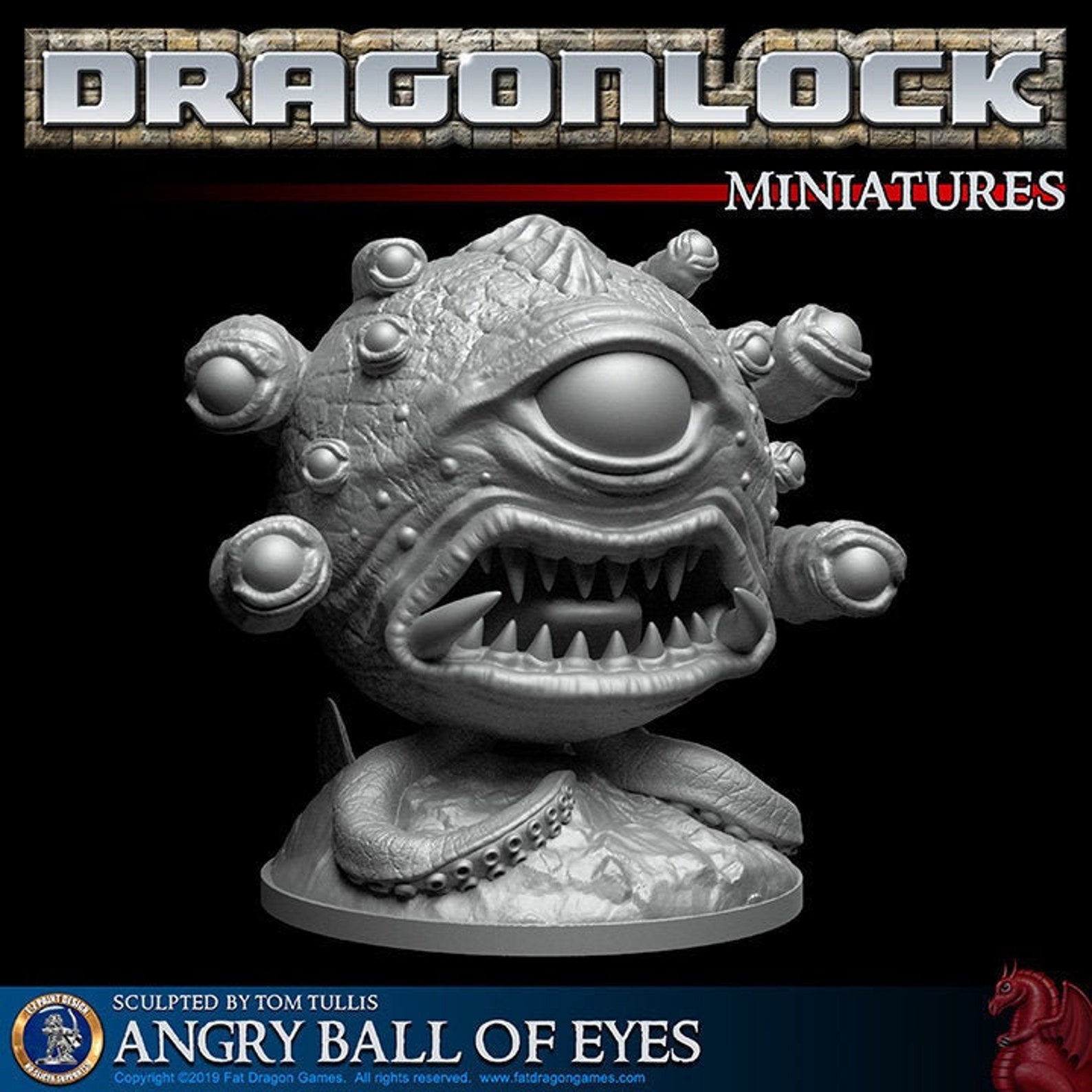 Dnd Miniature Angry Ball of Eyes ABE Dnd Pathfinder - Etsy
