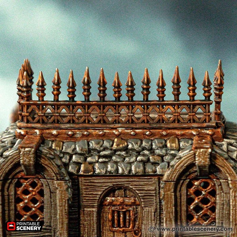 Ramshackle Roof Spikes Dnd Terrain, Dungeons and Dragons Terrain ...