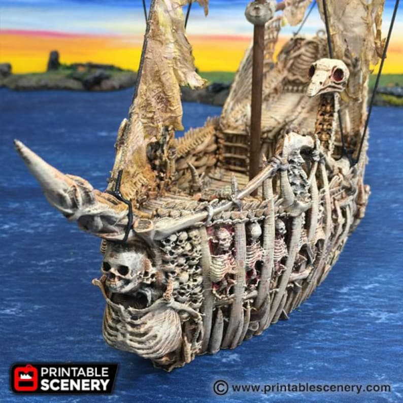 Dnd Terrain Undead Fluyt Pirate Ship Necromancer - Dwarves, Elves and ...