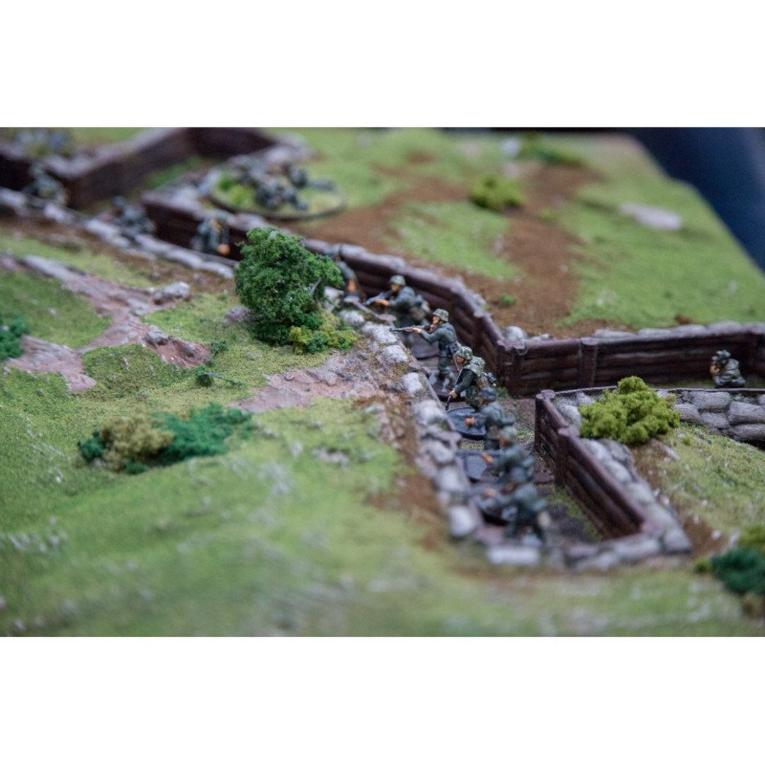 WII Army Trench Set Dnd Miniature Wargaming Terrain for Dungeons and ...