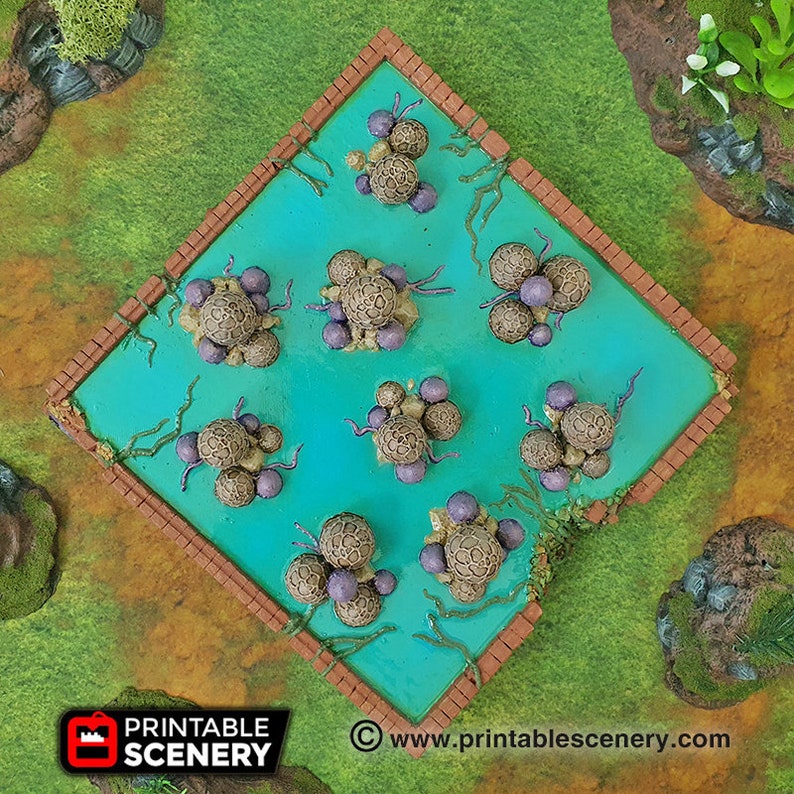 Breeding Pool Dnd Miniature Terrain for Dungeons and Dragons - Etsy