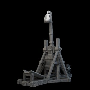 Dark Realms Trebuchet Set Dnd Miniature Terrain for Dungeons and ...