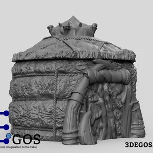 Wintertide Winter Hut Dnd Miniature Terrain for Dungeons and Dragons, D ...