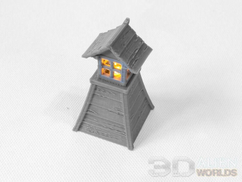 Japan Samurai Lantern Set Dnd Miniature Wargaming Terrain for Dungeons ...