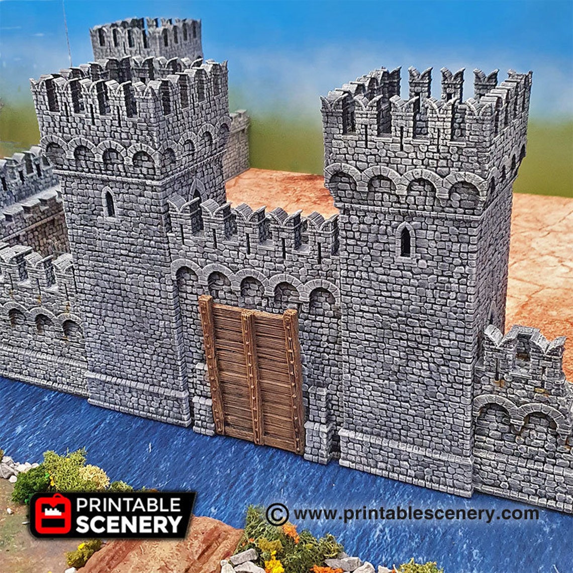 Winterdale Port Gatehouse Dnd Miniature Terrain for Dungeons and ...