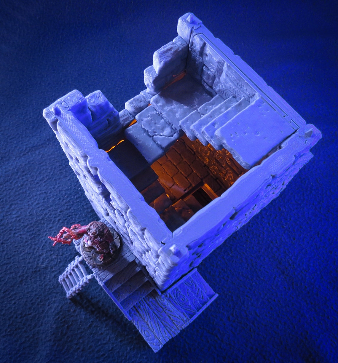 Medieval Modular Watchtower Dnd Miniature Terrain 15mm 28mm | Etsy