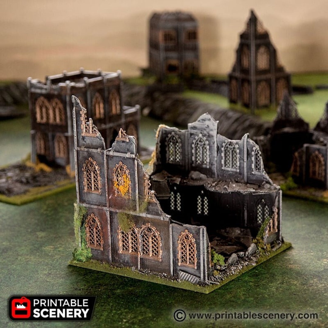 Gothic Architecture Dnd Terrain for Dungeons and Dragons Terrain, D&D ...