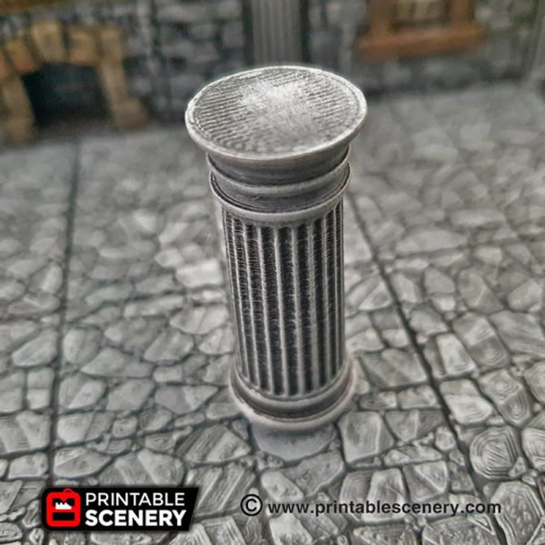 Marble Column Openlock Dungeon Tile Dnd Miniature Terrain, Dungeons and ...