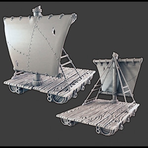 Three Ships and Boats Set Dnd Terrain for Dungeons and Dragons Terrain ...