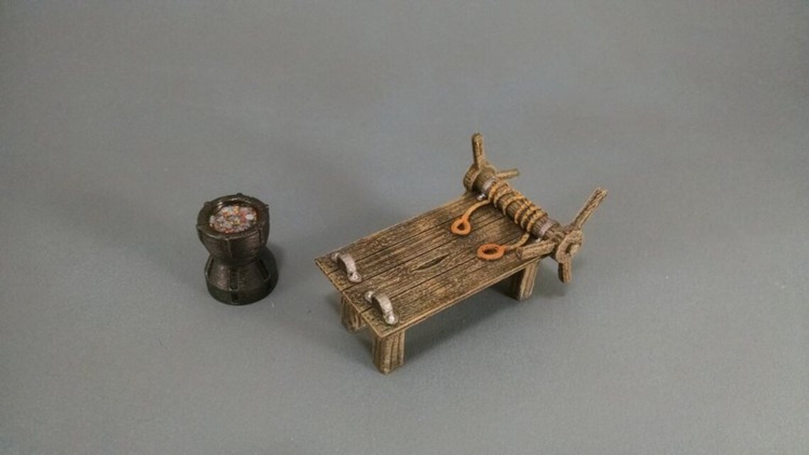 Dungeon Torture Chamber Dnd Miniature Terrain Dungeons and - Etsy