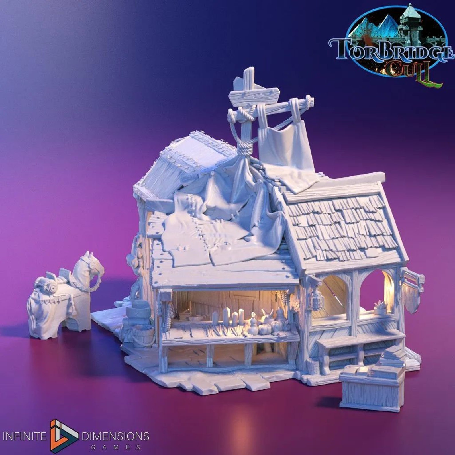 Torbridge Cull Market Sheds Set 3 Sheds Dnd Miniature - Etsy