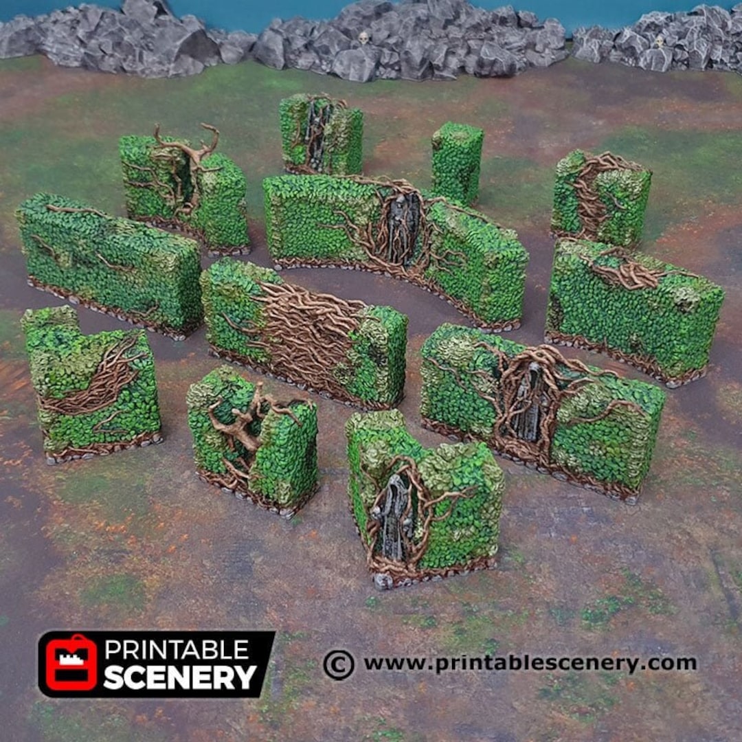 Hedge Maze Set Dnd Terrain for Dungeons and Dragons Terrain, D&D, D and ...